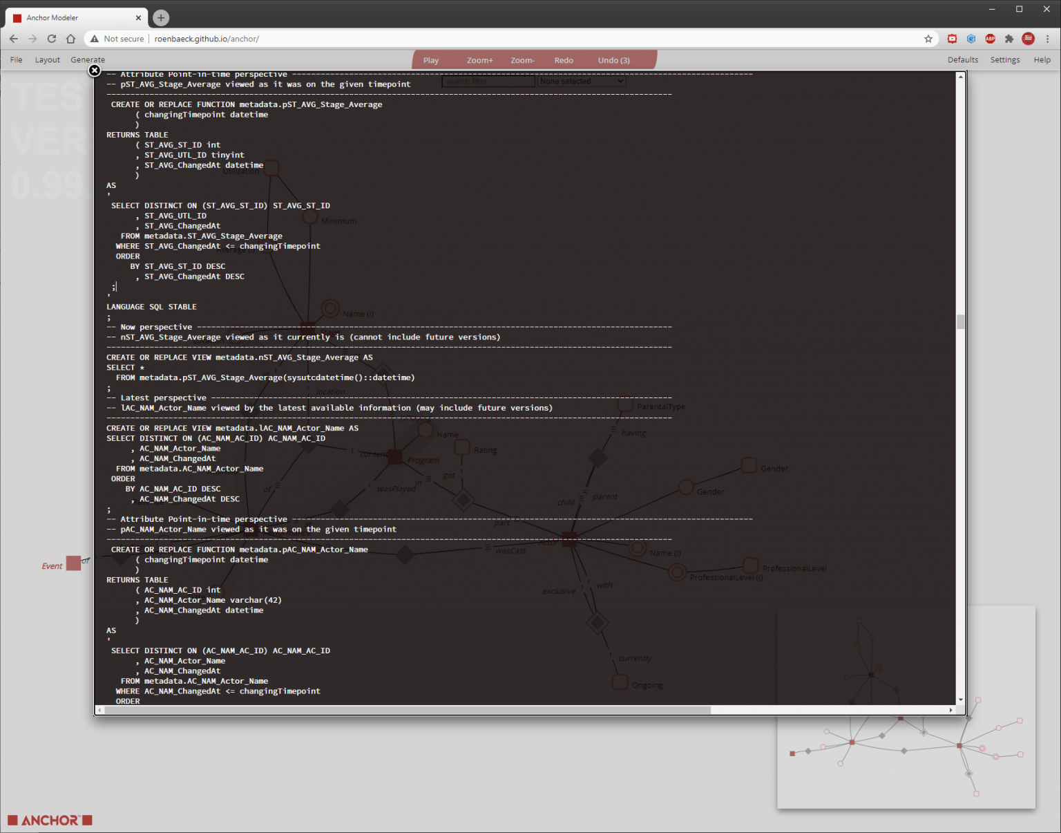 Anchor Modeling – anytime to the time of any